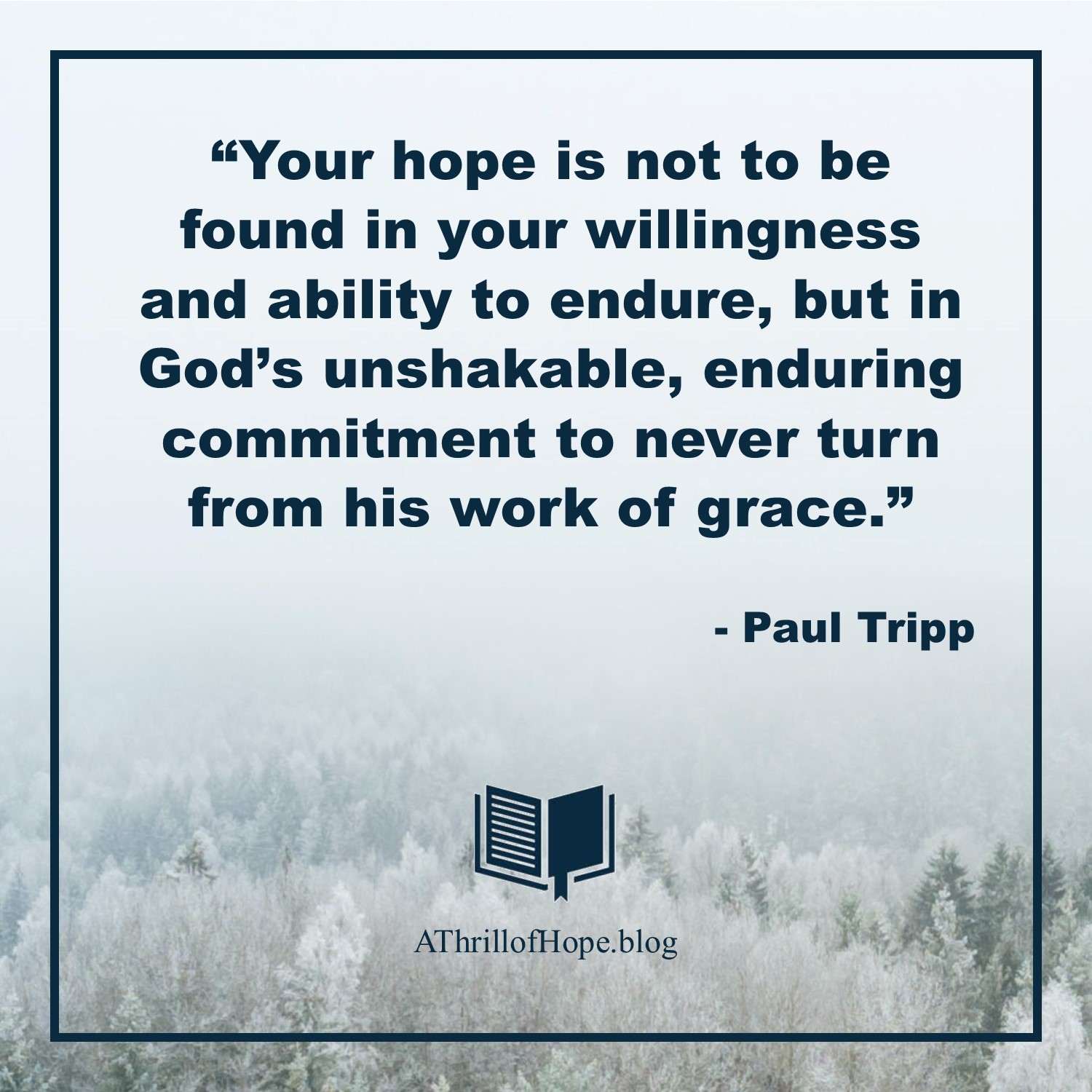 Hope Quotes – A Thrill of Hope